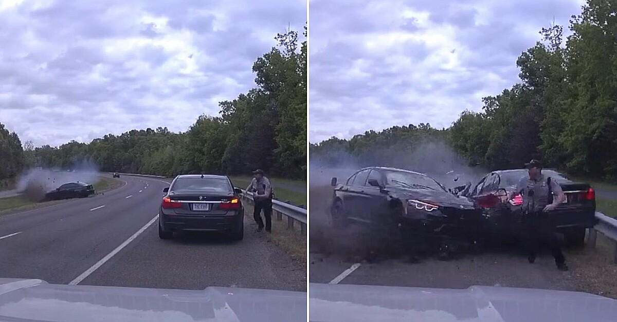 SHOCKING! Teen Driver Loses Control and Almost Runs Over Virginia ...