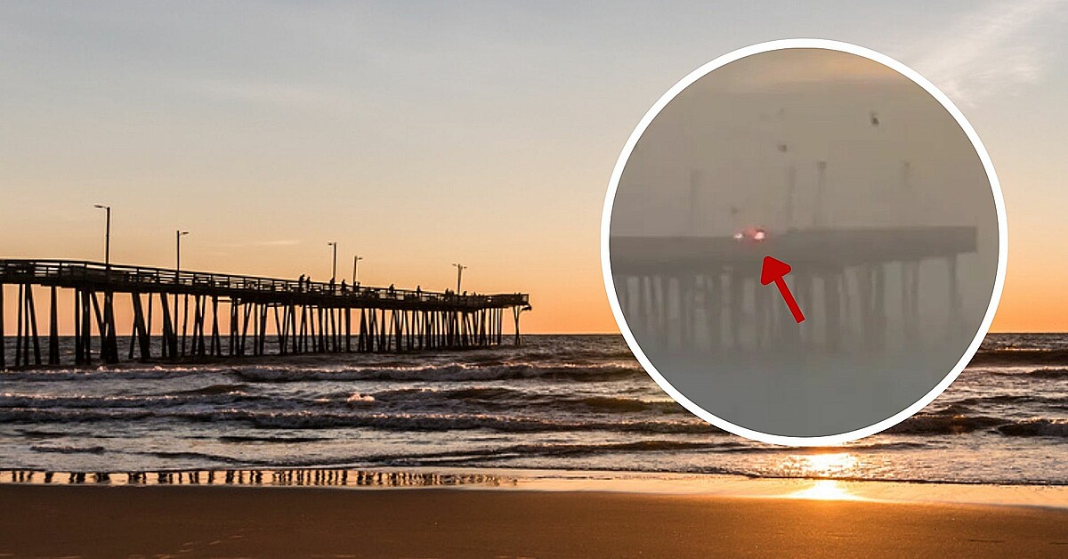 VIDEO: Momento en que vehículo cae al agua desde el muelle de Virginia ...