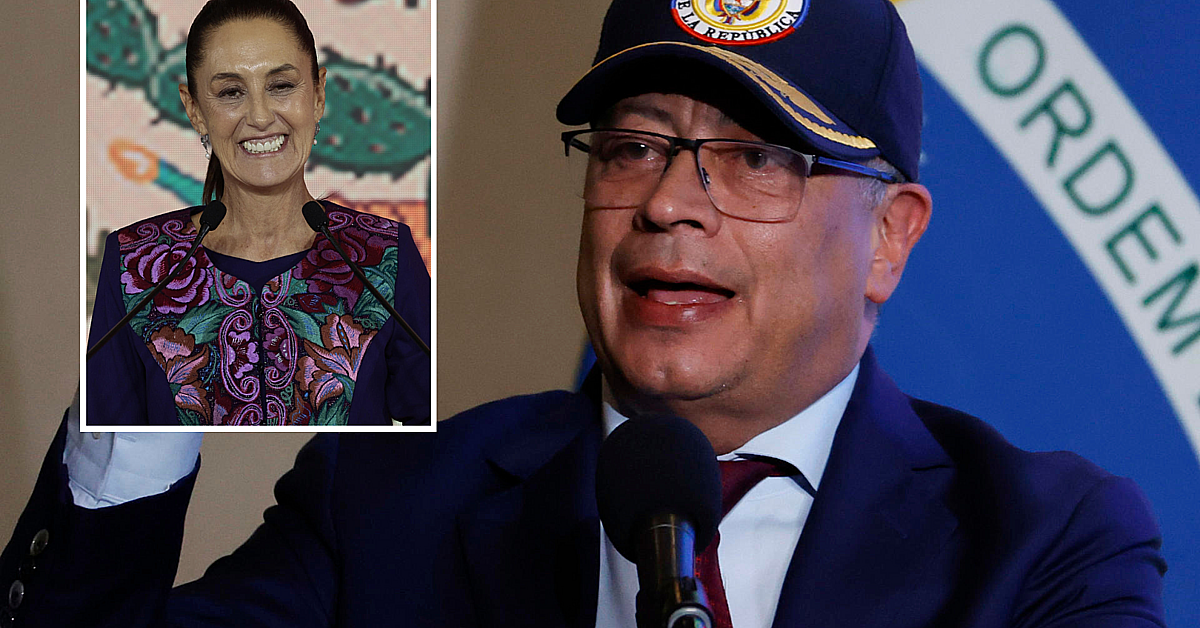 Petro confiesa que Claudia Sheinbaum, presidenta electa de México, colaboró con guerrilla del M ...